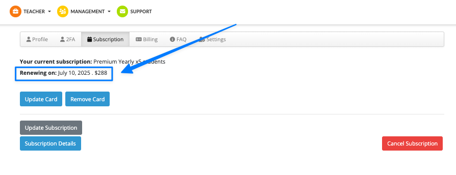 How can I renew my subscription?